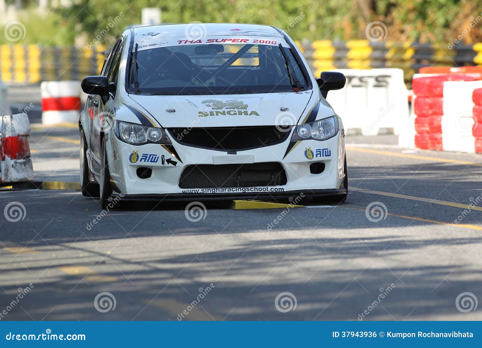 Civic FD2 Action in Thailand Super Series Editorial Photo - Image of ...
