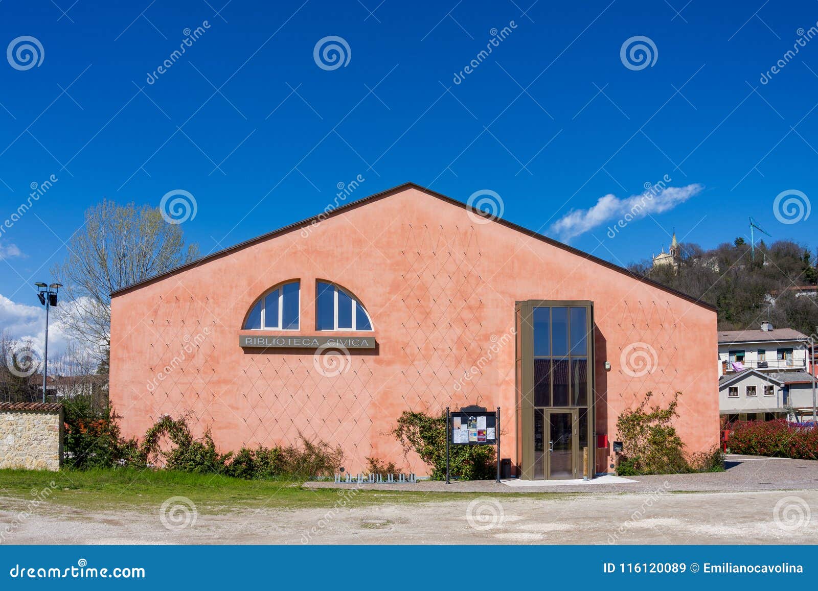 Civic Library in Altavilla Vicentina Editorial Stock Image - Image of ...