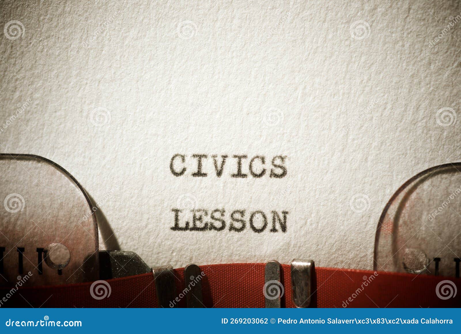 Civics lesson text stock photo. Image of seminar, write - 269203062