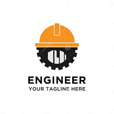 Civil Building Engineering Logo Design Template Stock Illustration ...