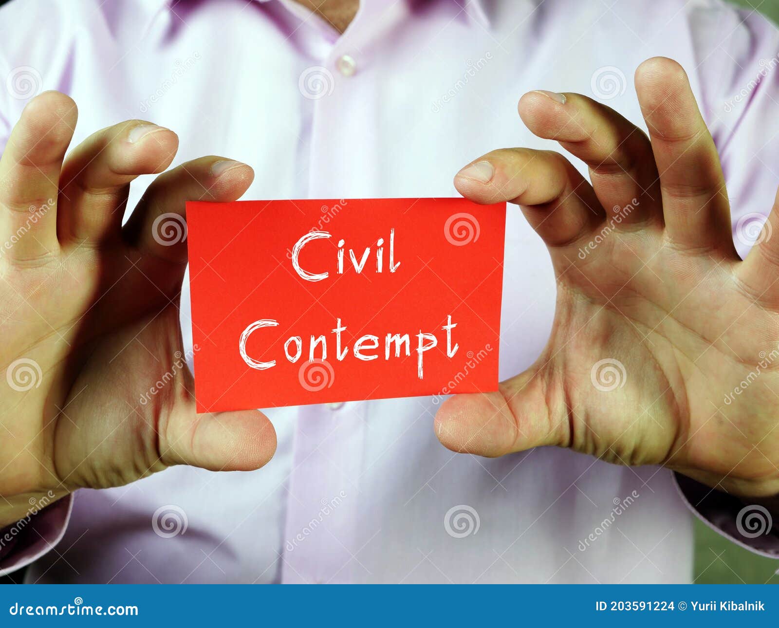 Civil Contempt Sign on the Page Stock Photo - Image of book, judgment ...