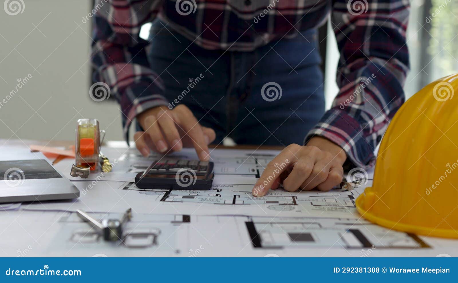 Civil Engineer or Architect Calculator and Working with Blueprint ... Civil Engineer or Architect Calculator and Working with Blueprint ...