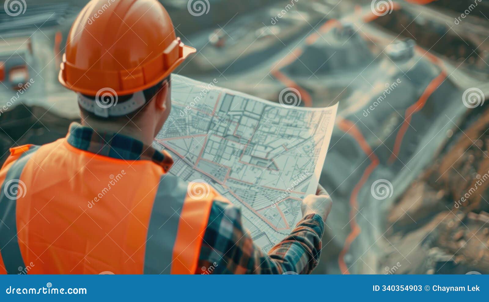 Civil Engineer stock illustration. Illustration of specifications ...