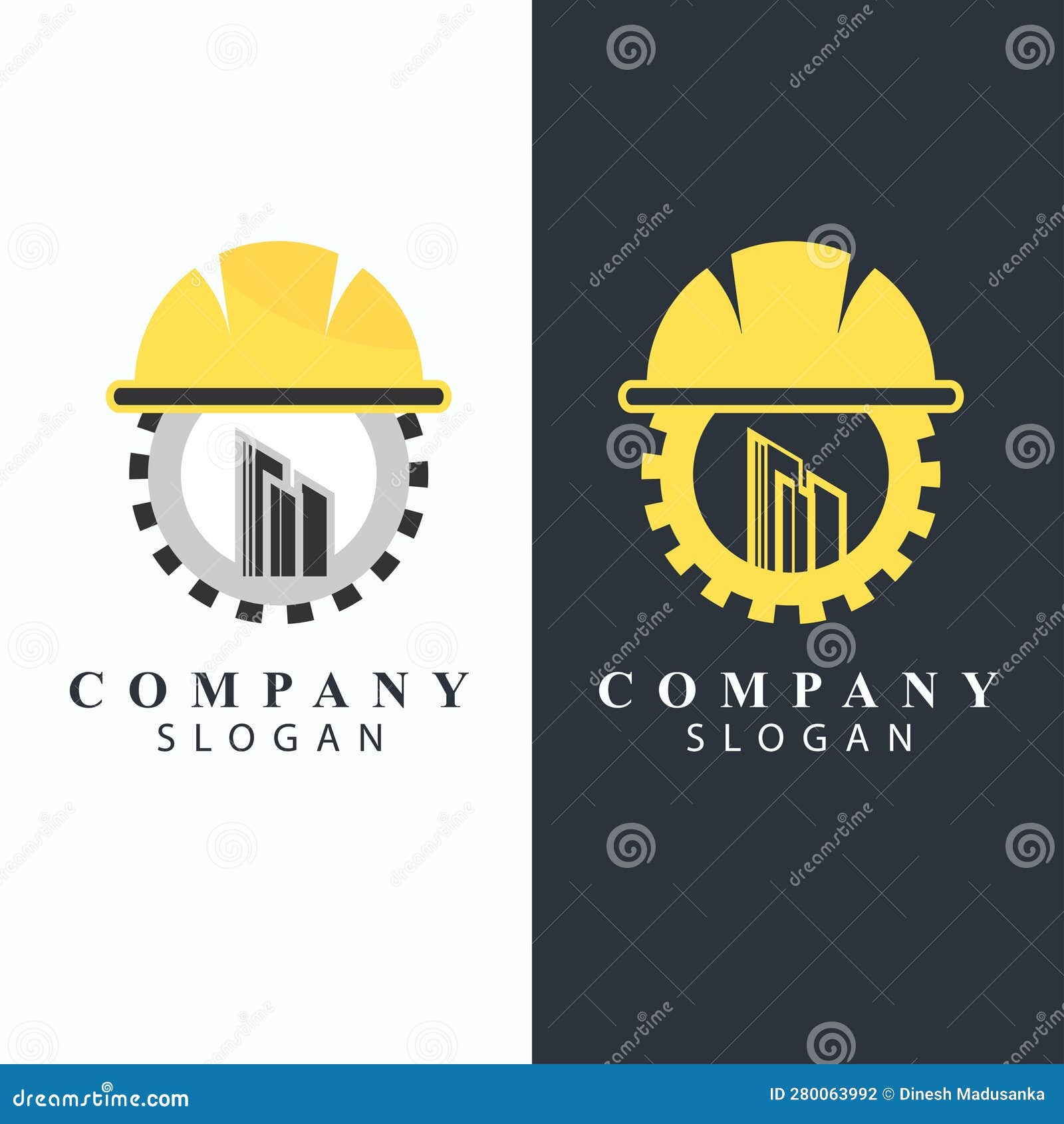 Civil Engineer Logo Design Template Stock Illustration - Illustration ...