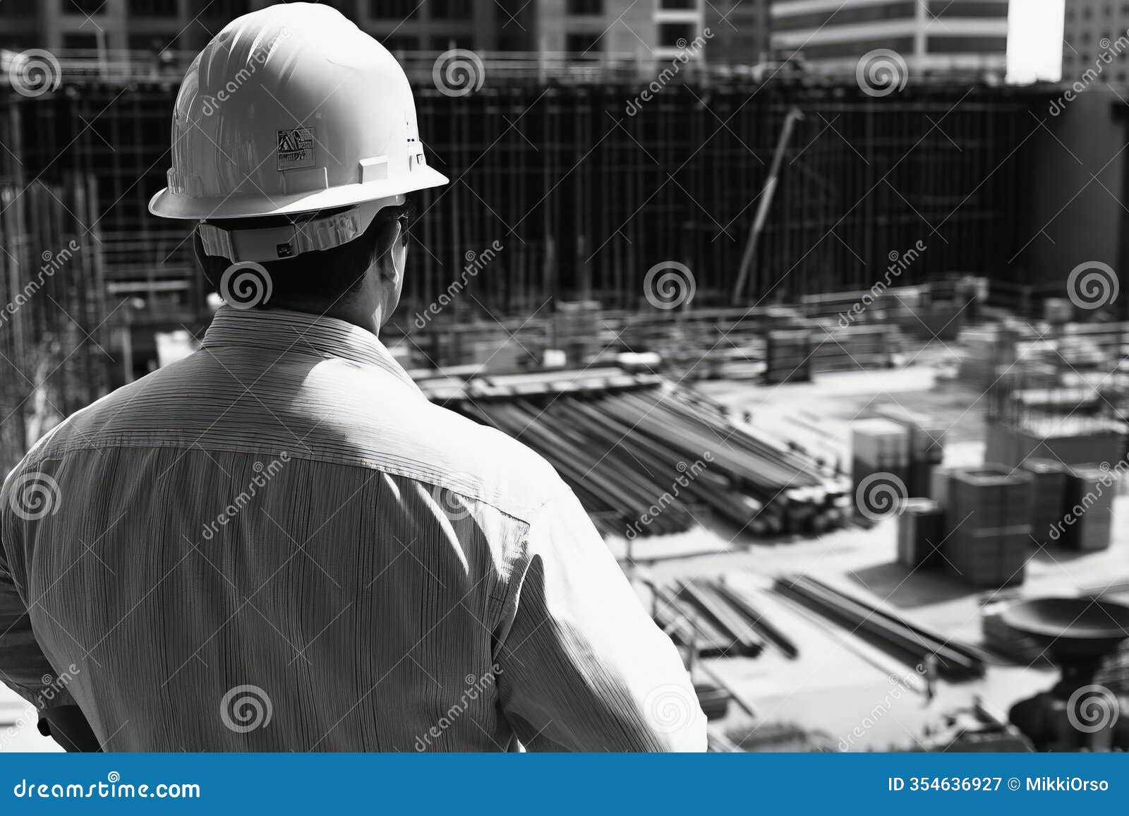 Engineer Observing Powerful Water Vortex Royalty-Free Stock Photography | CartoonDealer.com ...