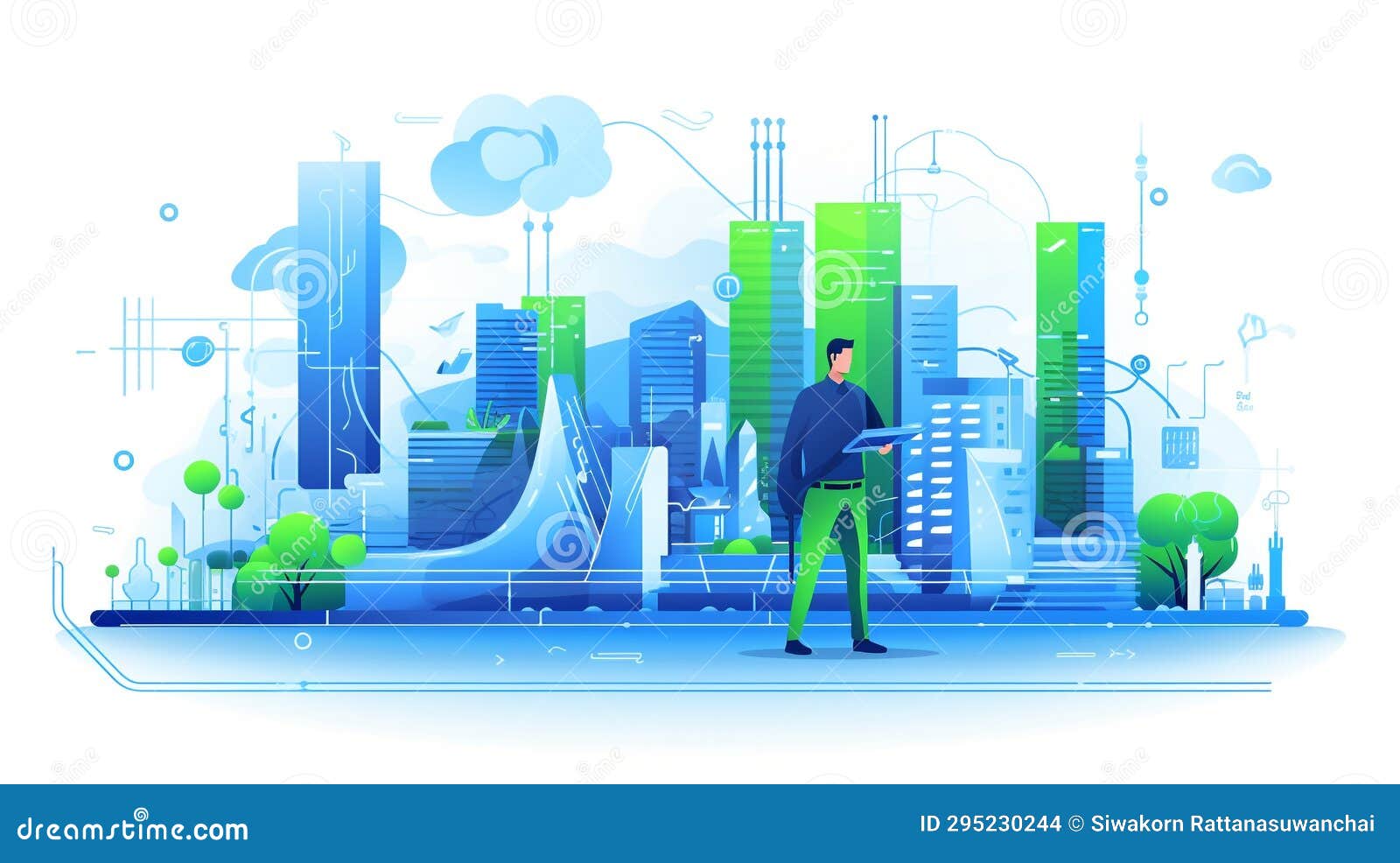 A Civil Engineer Overseeing the Construction and Implementation of a ...