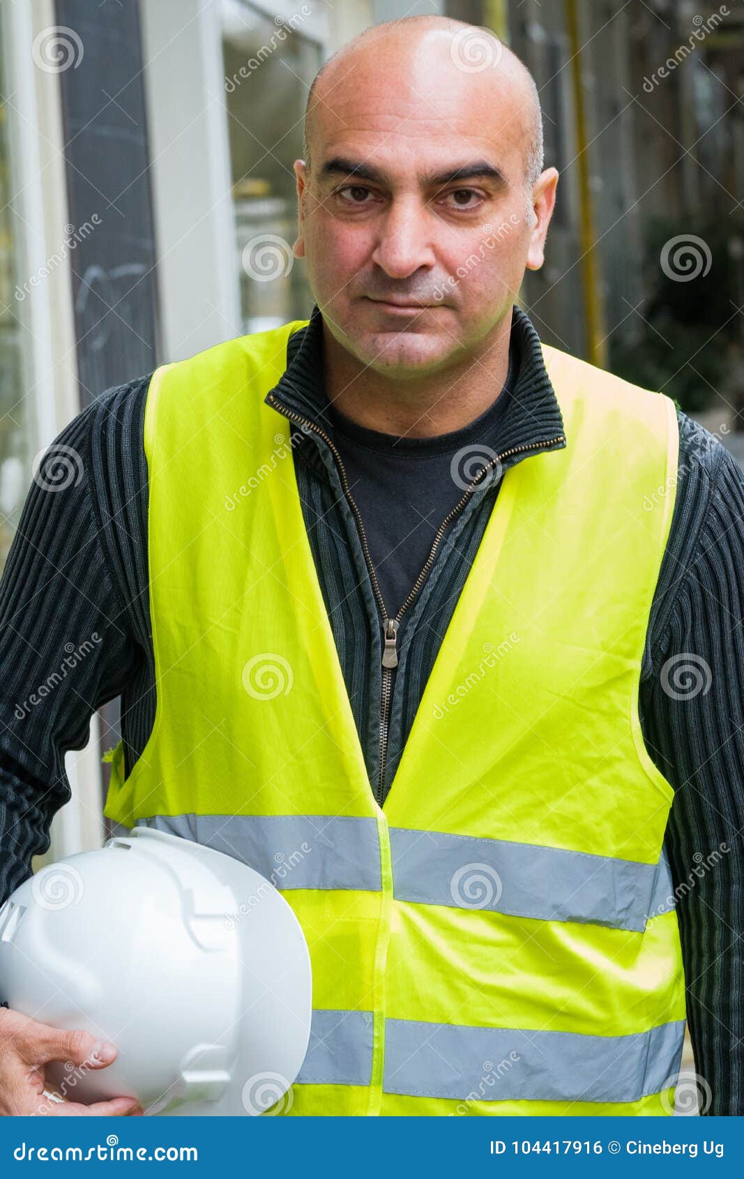Civil Engineer Posing Looking at the Camera Stock Photo - Image of ...