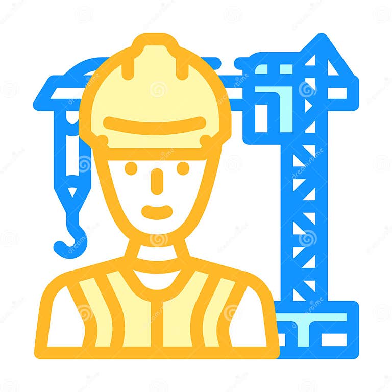 Civil Engineer Worker Color Icon Vector Illustration Stock Illustration ... Civil Engineer Worker Color Icon Vector Illustration Stock Illustration ...