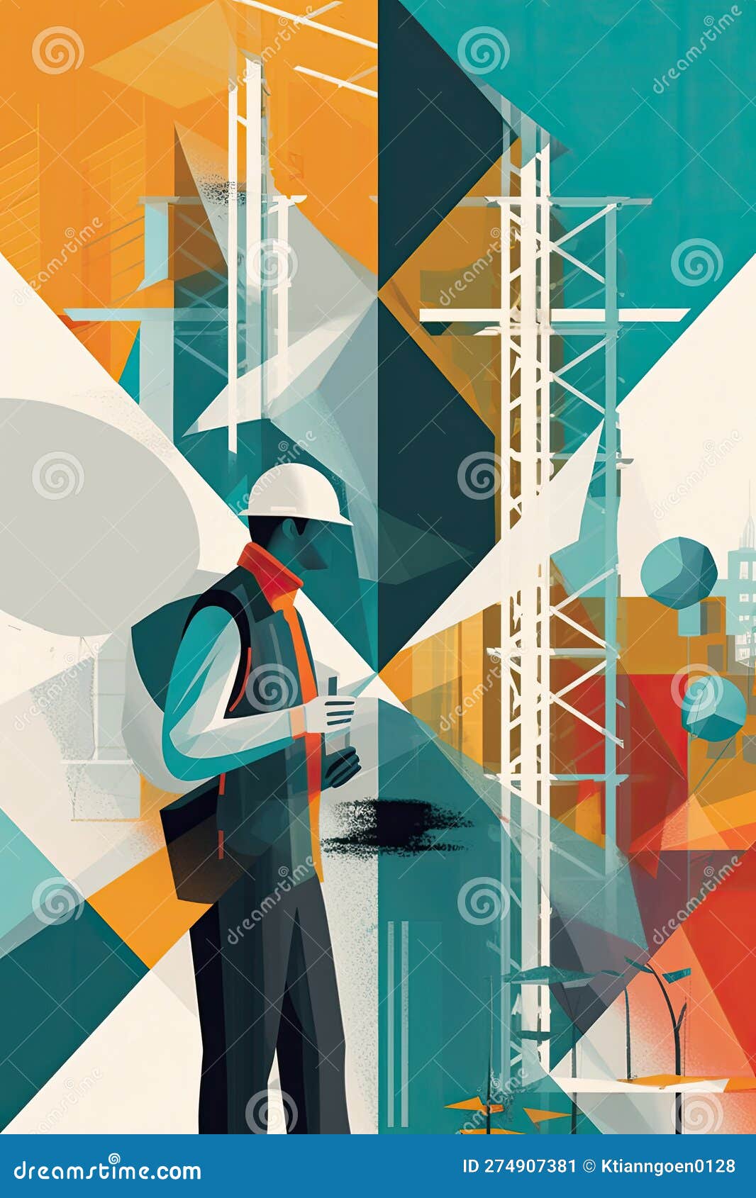 Civil Engineer Working on a Large-scale Infrastructure Project, Such As ...