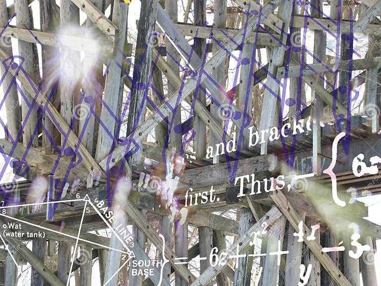 Civil Engineering Abstract Composite Stock Photo - Image of support ...