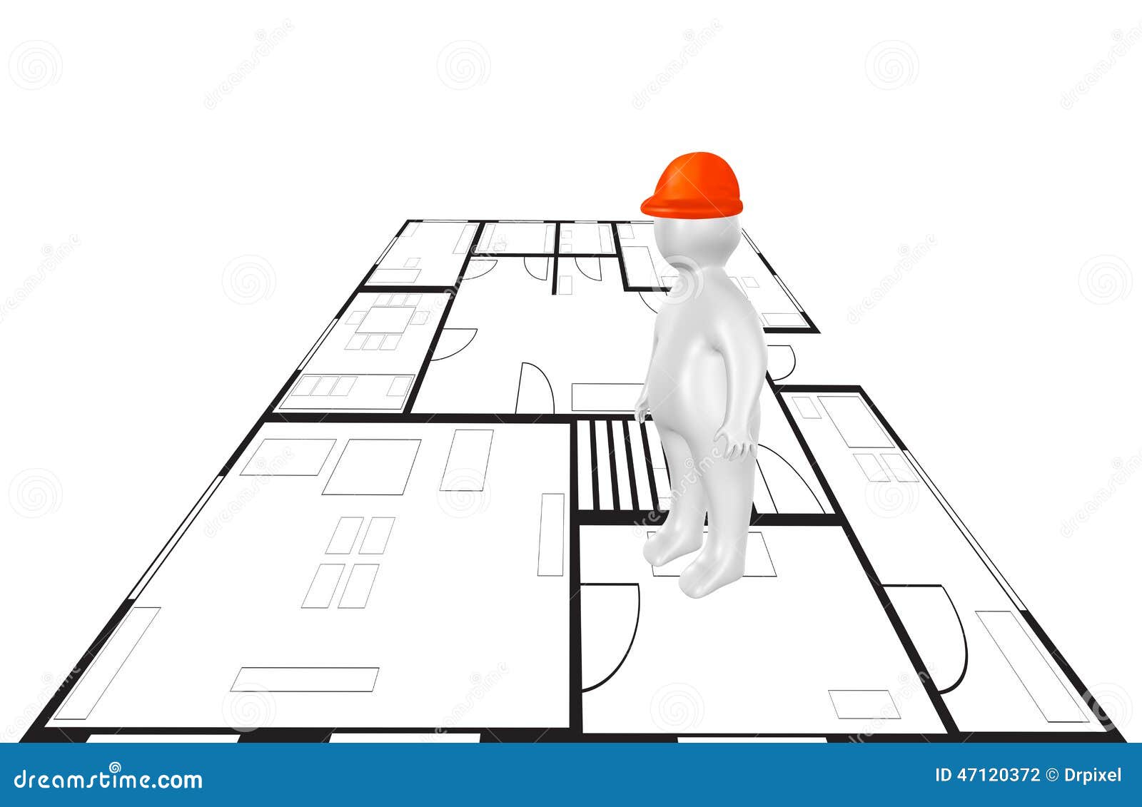 Civil engineering concept stock illustration. Illustration of field ...