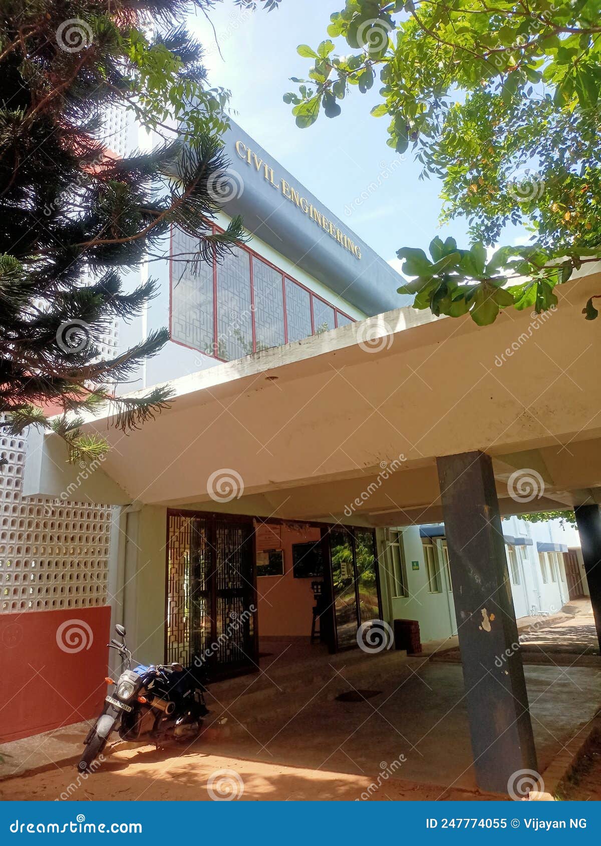 Civil Engineering Department of PTU Editorial Image - Image of backyard ...