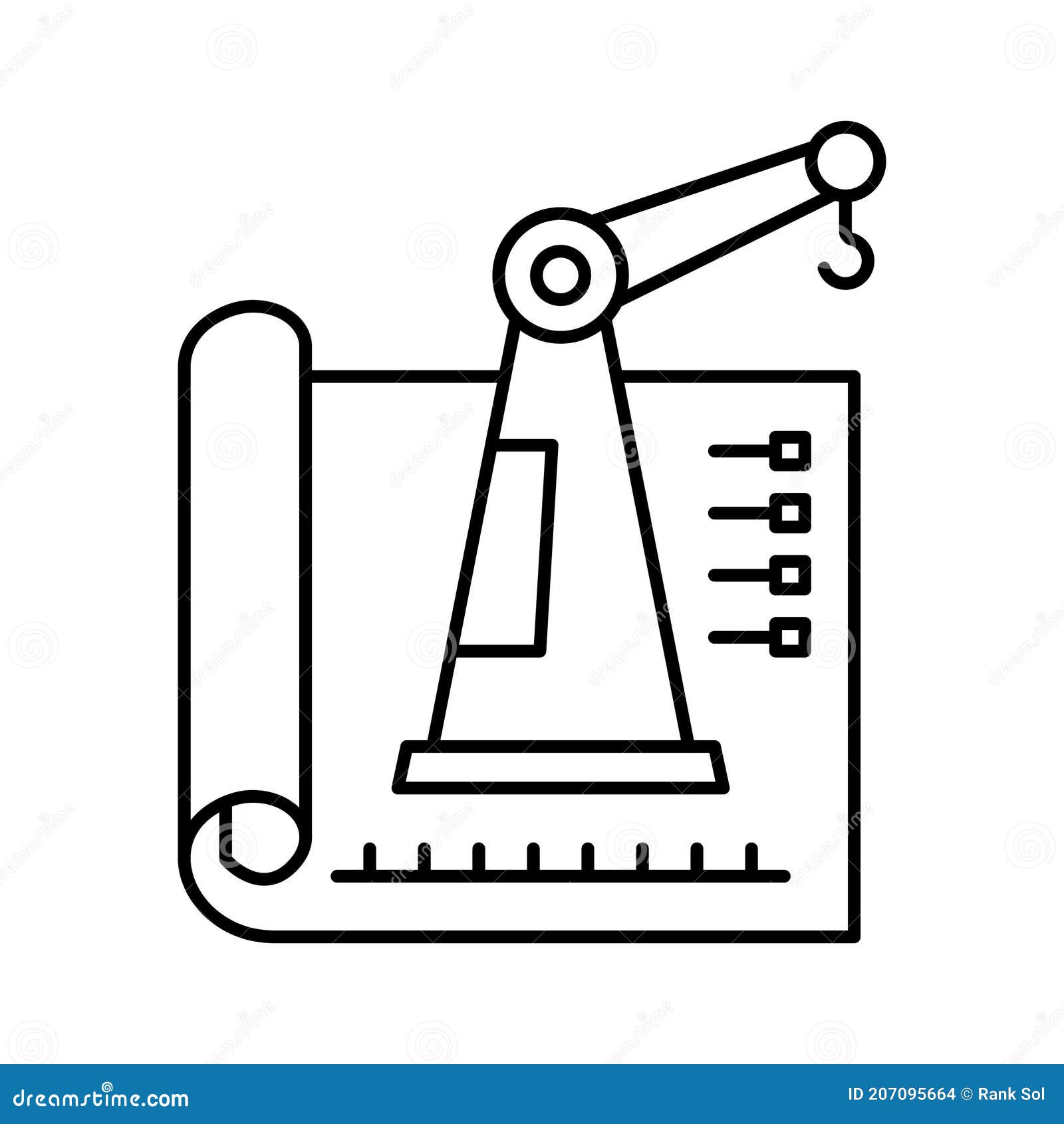 Civil Engineering Isolated Vector Icon Which Can Easily Modify or Edit ...