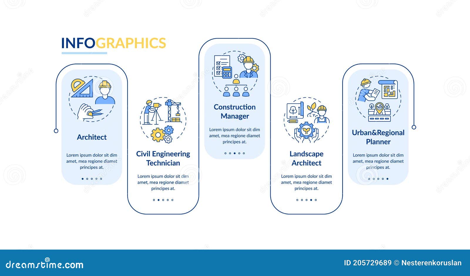 Civil Engineering Professional Vector Infographic Template Stock Vector ...