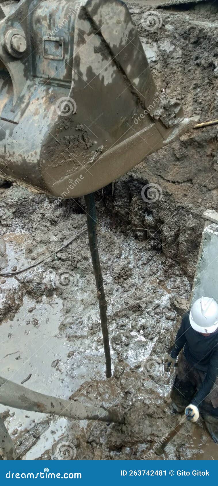 Civil engineering work stock image. Image of engineering - 263742481