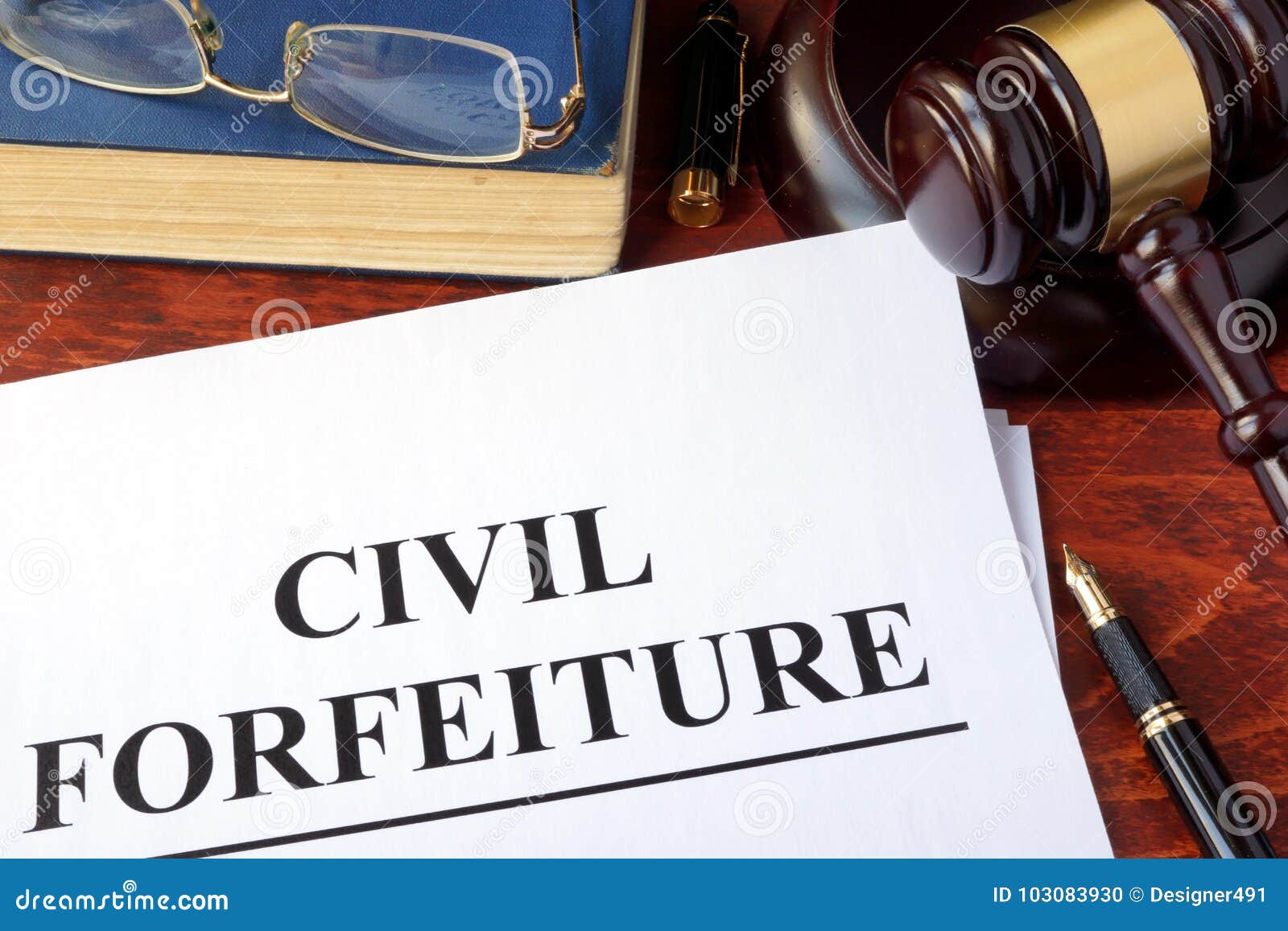 Asset Forfeiture Word Made Of Square Letter Word On Grey Background ...