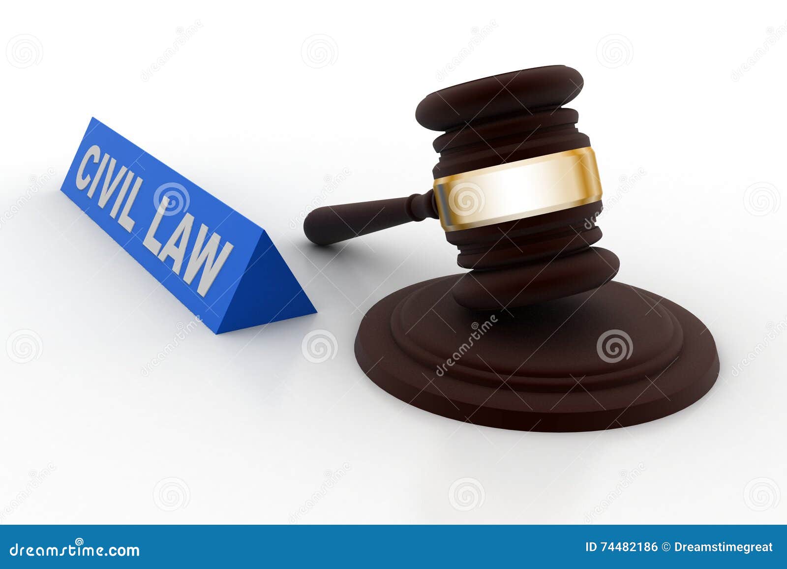 Civil law concept stock illustration. Illustration of judge - 74482186