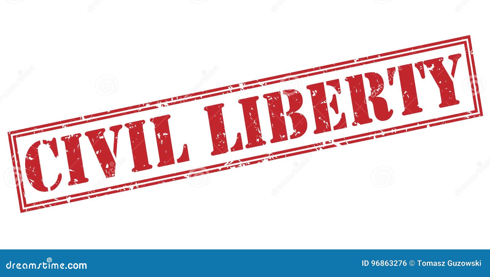 Civil liberty stamp stock illustration. Illustration of liberty - 96863276