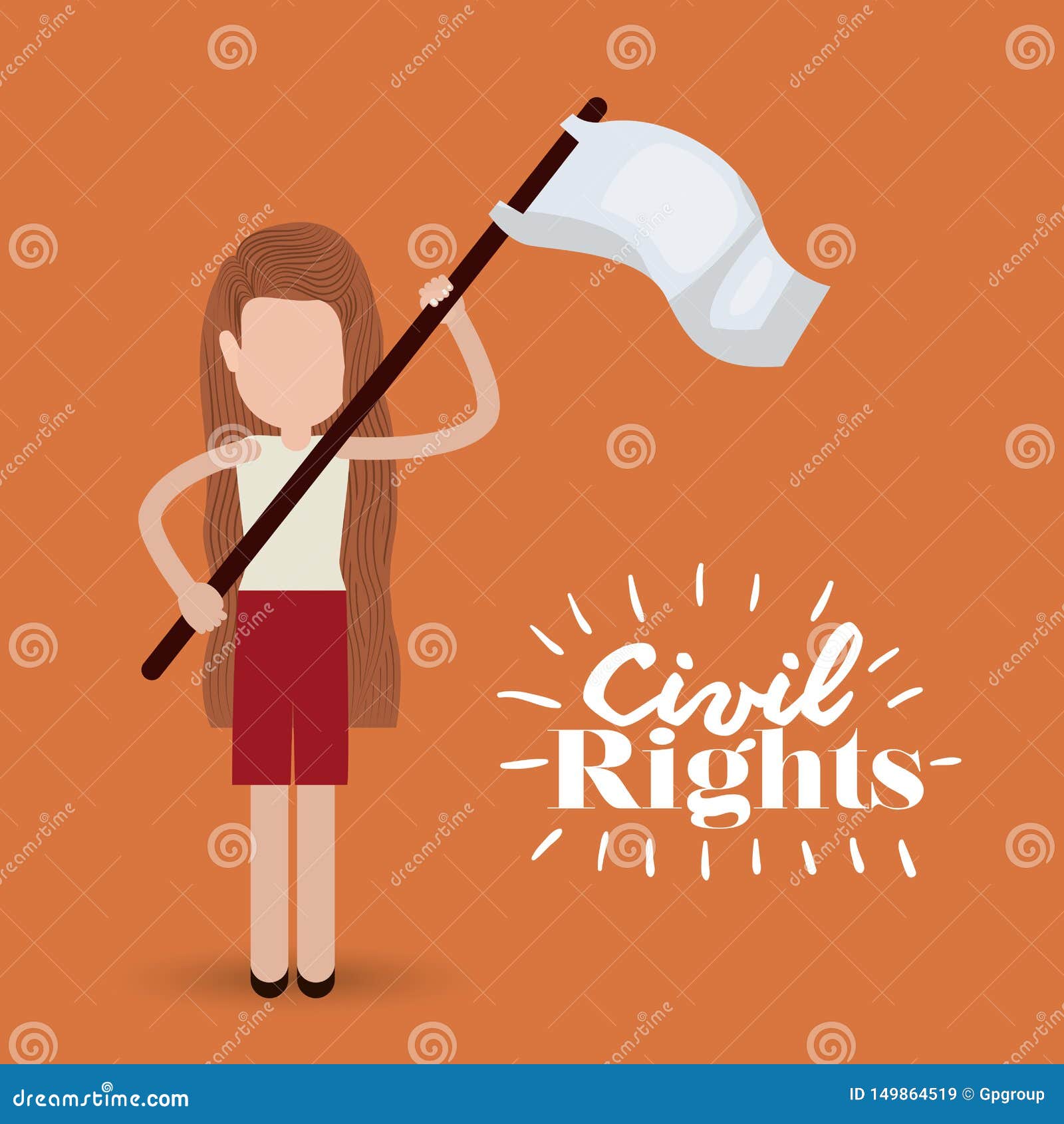 Civil Rights Design Vector Illustration Stock Vector - Illustration of ...