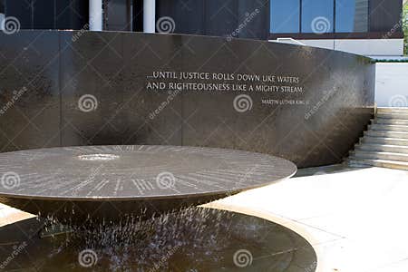Civil Rights Memorial Table Editorial Stock Image - Image of king ...