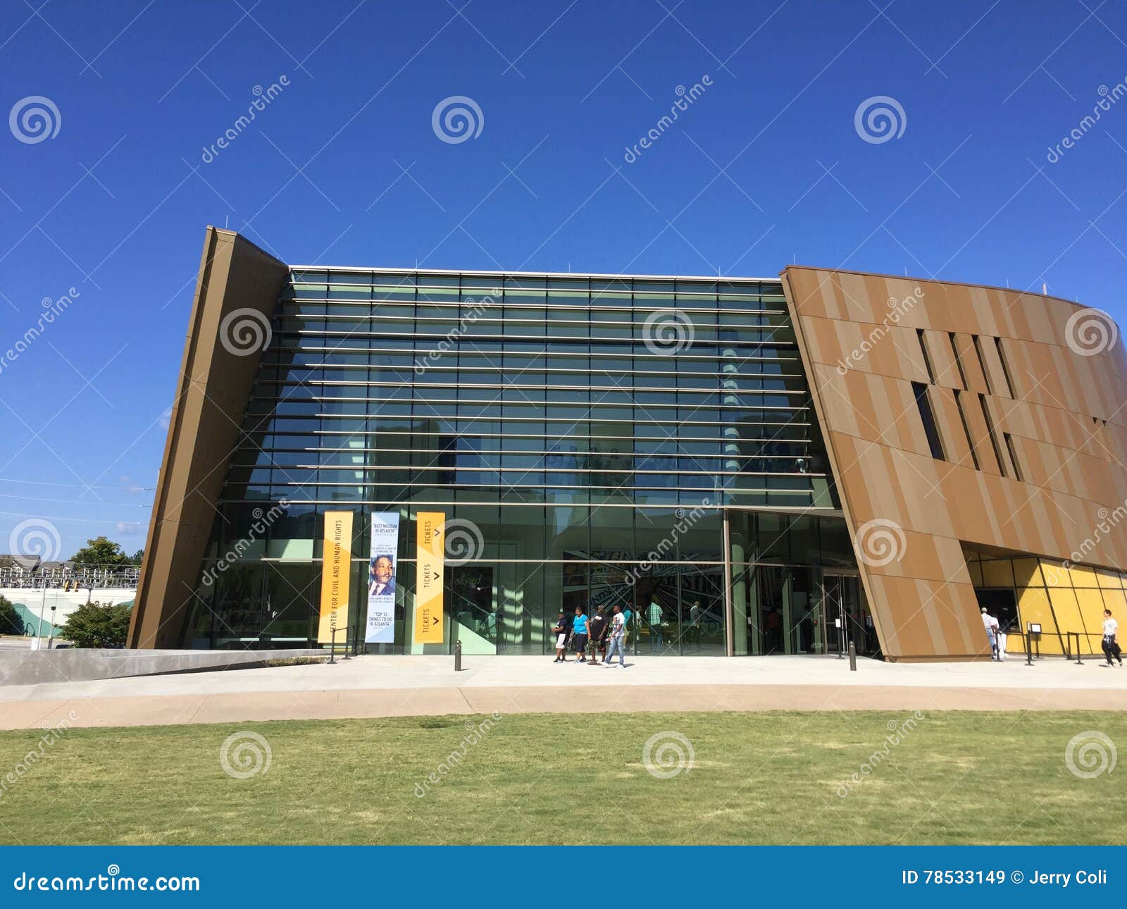 Civil Rights Museum, Atlanta, GA. Editorial Stock Image - Image of soft ...
