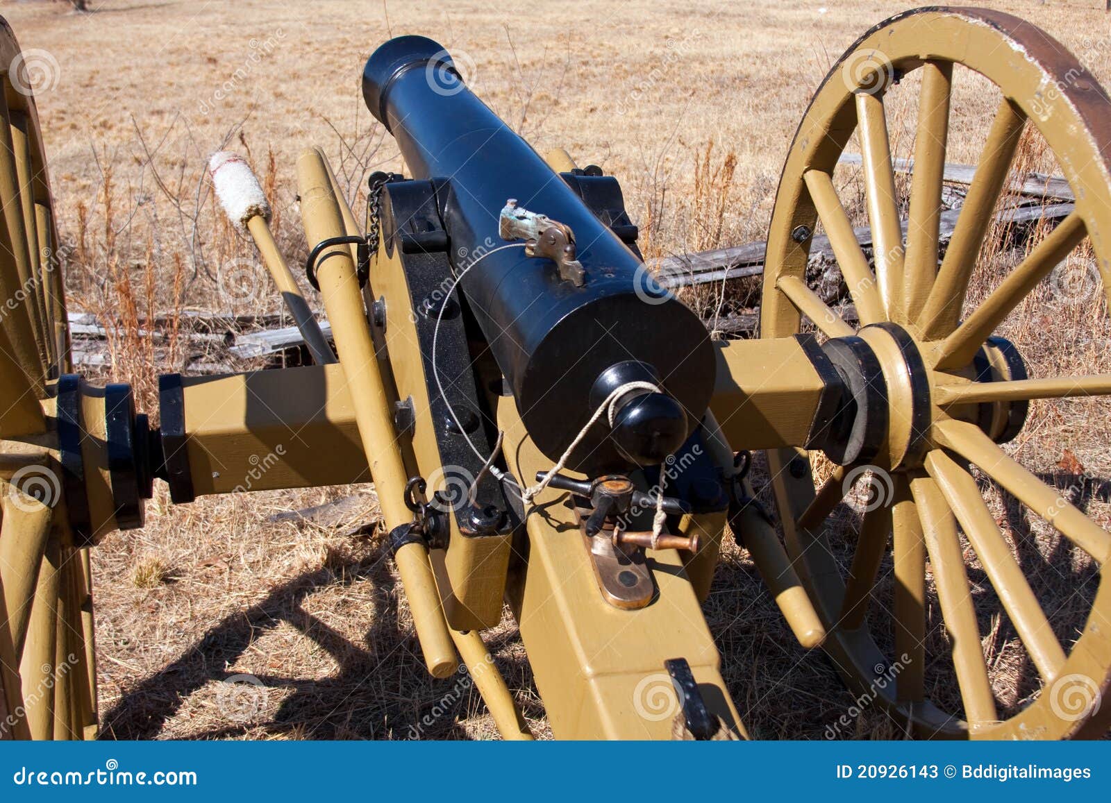 Civil War Cannon stock image. Image of southern, weapon - 20926143