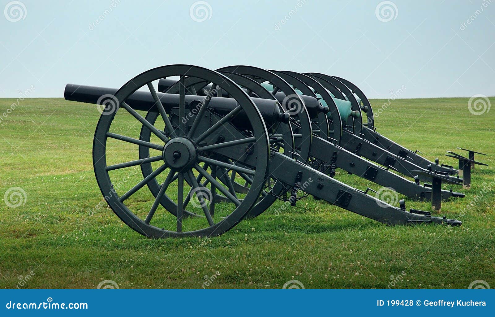 Civil War Cannons stock photo. Image of aimed, weapon, wheels - 199428
