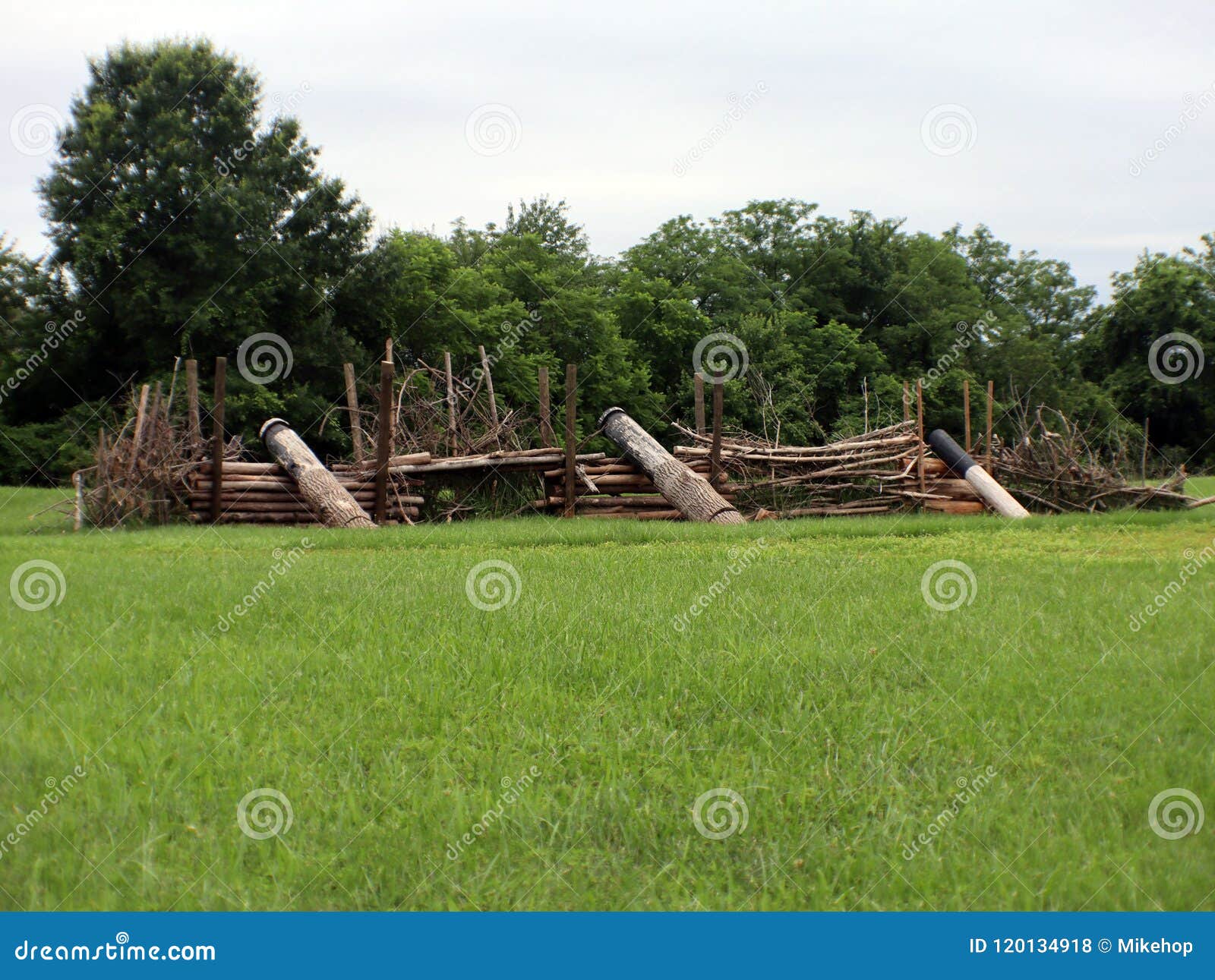 Civil War Defensive Possition 2 Stock Photo - Image of brown, natural ...