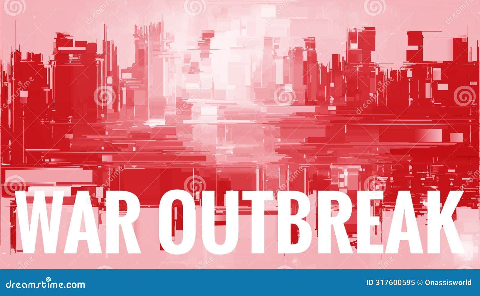 Civil War Outbreak Illustration Header Stock Illustration ...