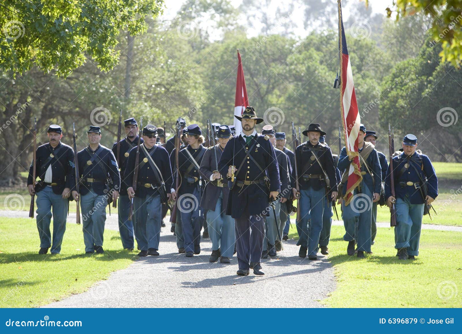 Civil War Re-Enactment 24 - Union Marching Editorial Stock Image ...