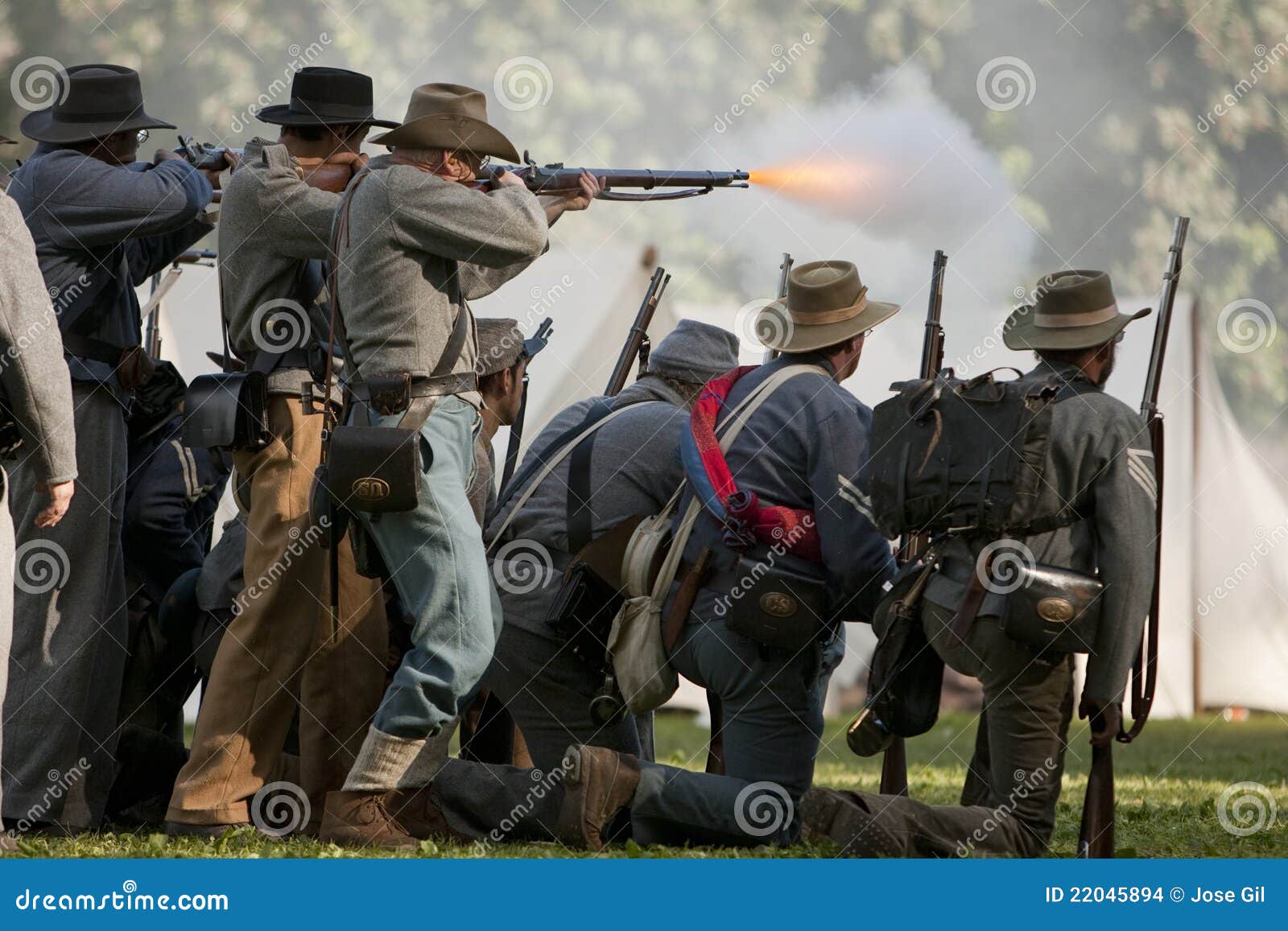 Civil War Reenactment editorial stock image. Image of history - 22045894