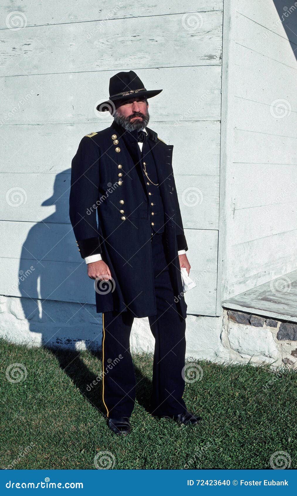 Civil War Reenactor Portraying General Grant. Editorial Image - Image ...
