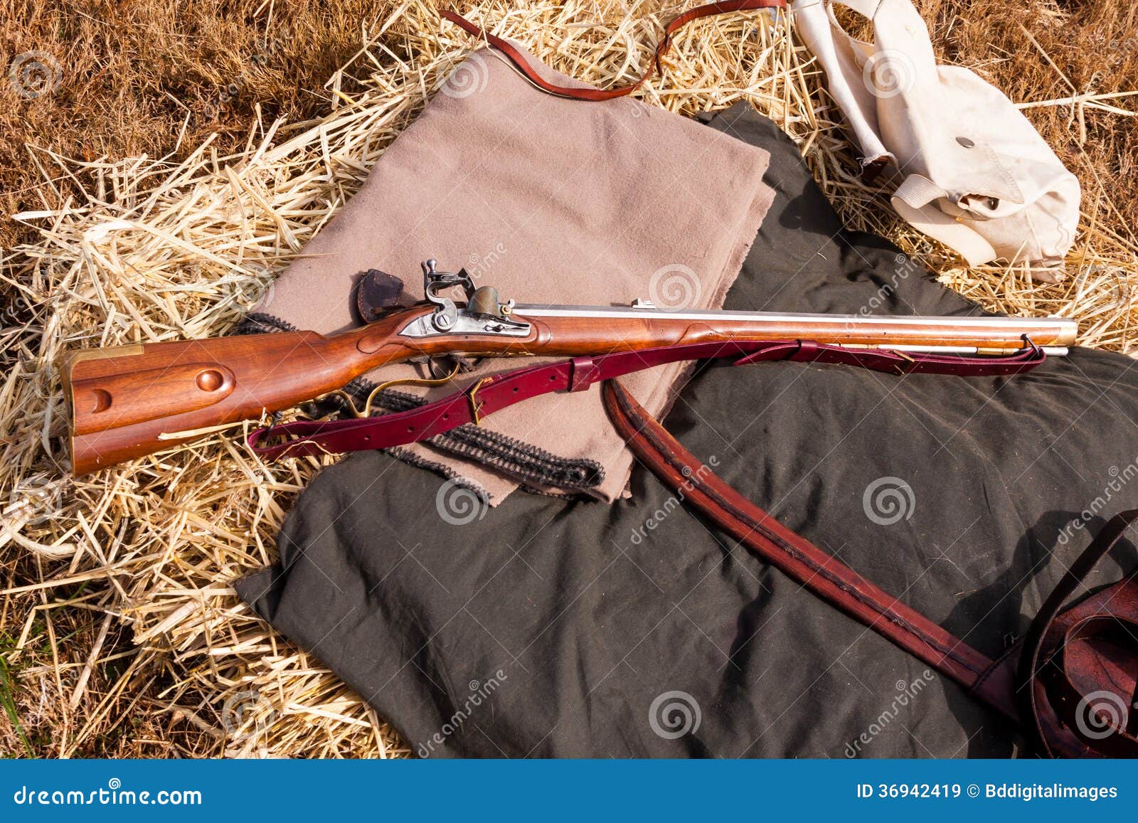 Civil War Rifle stock image. Image of firearm, musket - 36942419