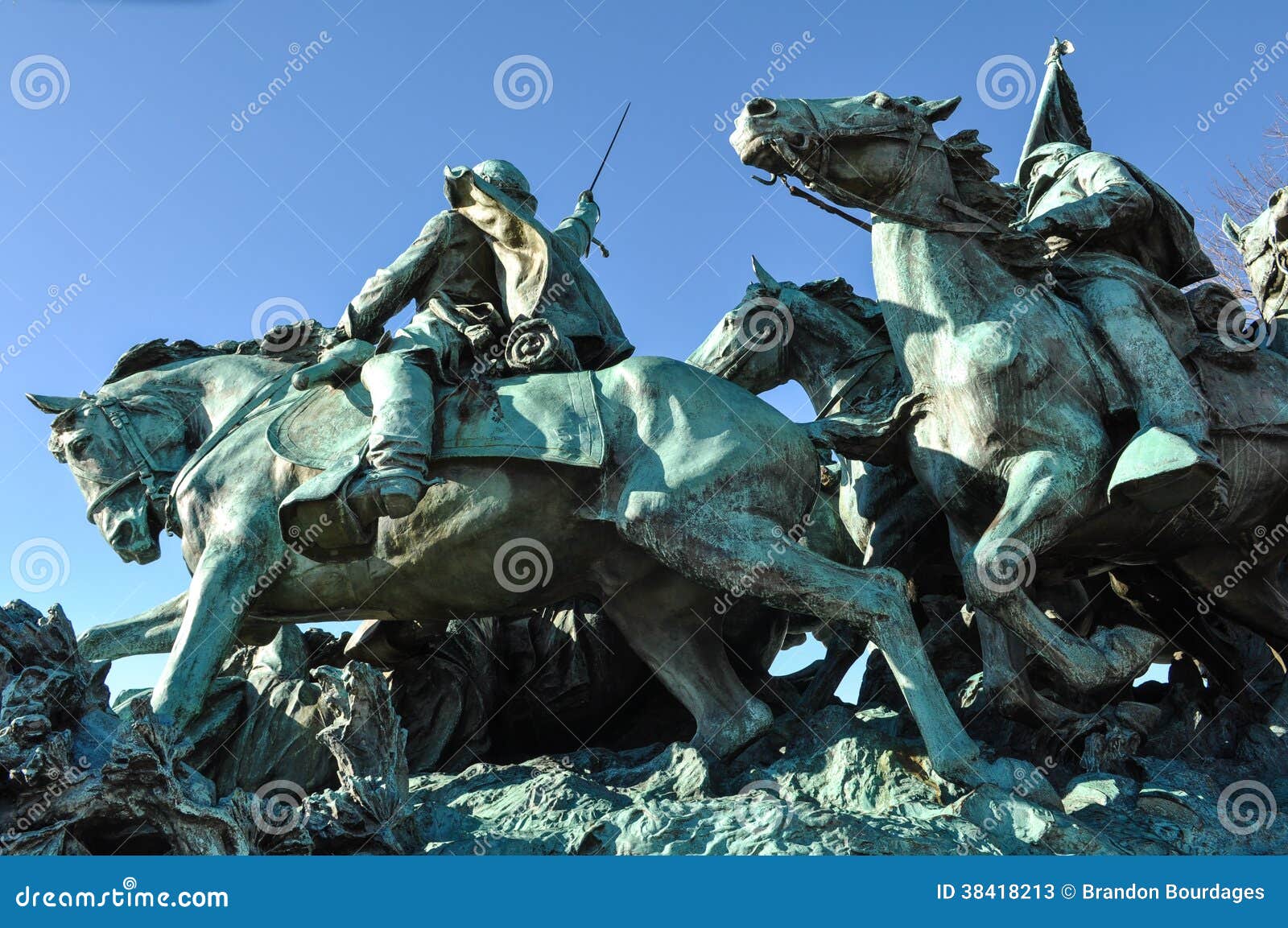 Civil War Statue. Artillery, Navy, Infantry, And Cavalry - 3 Of 4 ...
