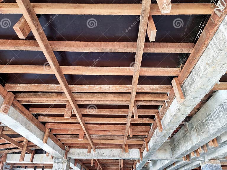 First-floor Slab Formwork for Control Building of the Substation Stock ...