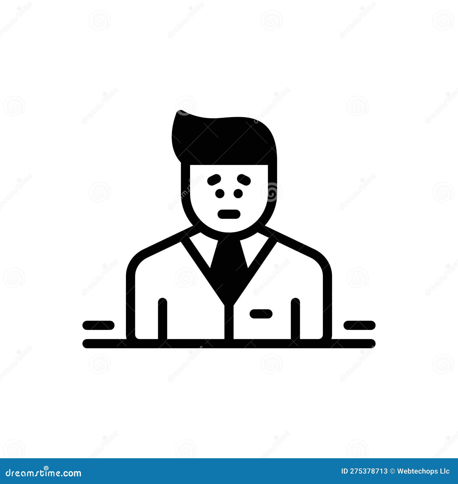 Black Solid Icon for Civilian, Military and Related Stock Vector ...