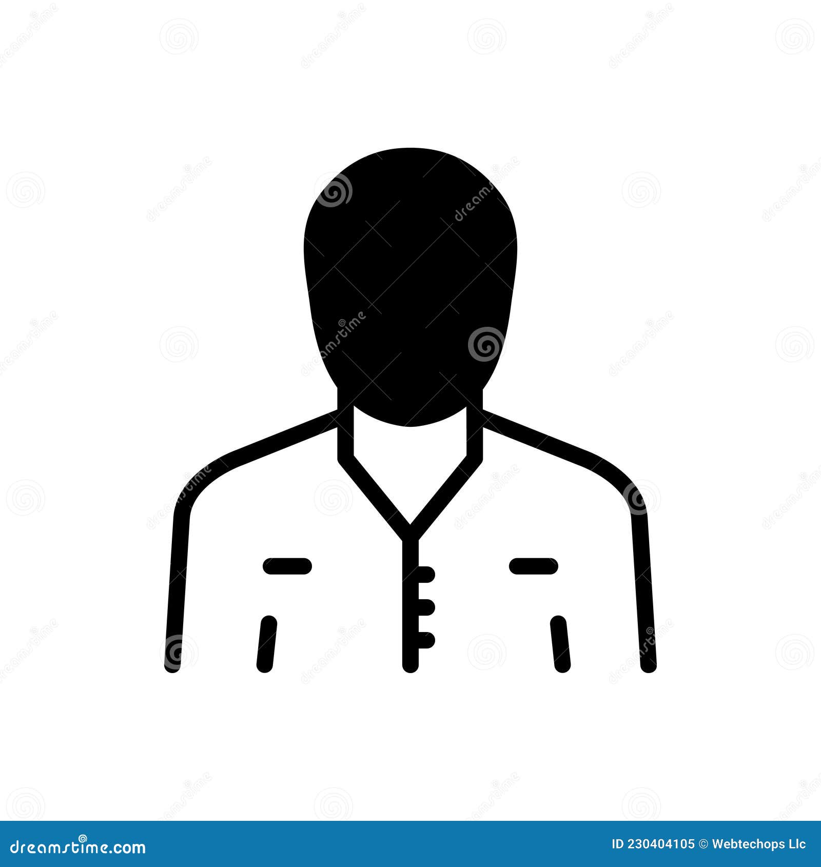 Black Solid Icon for Civilian, Townsman and Denizen Stock Vector ...