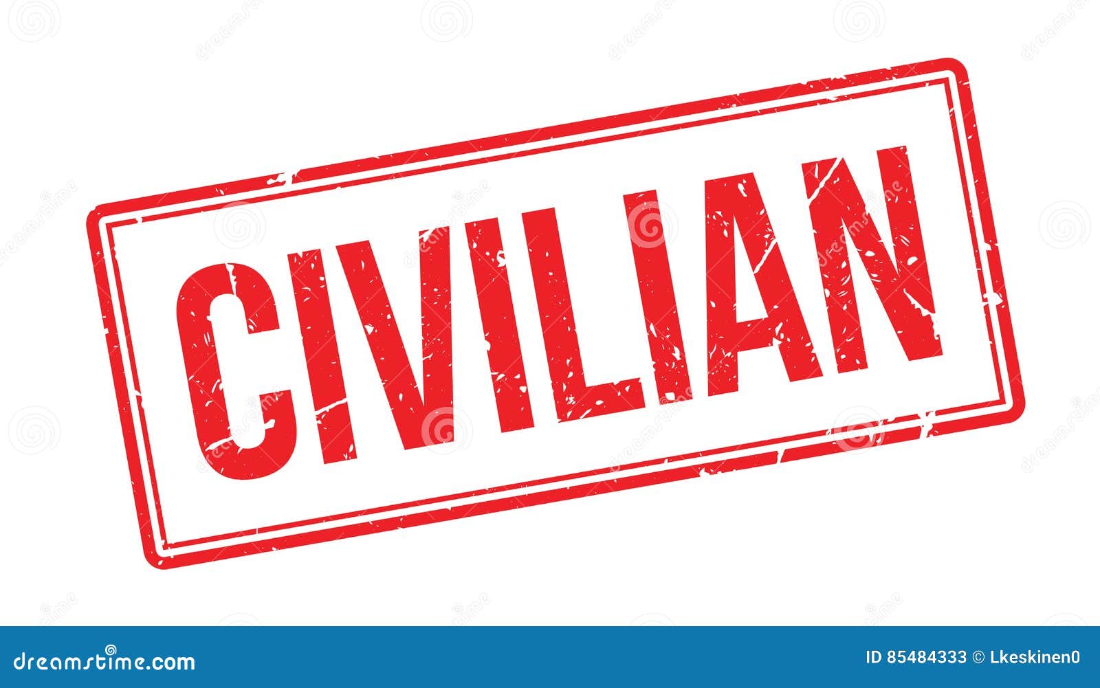 Civilian Rubber Stamp Cartoon Vector | CartoonDealer.com #98987969