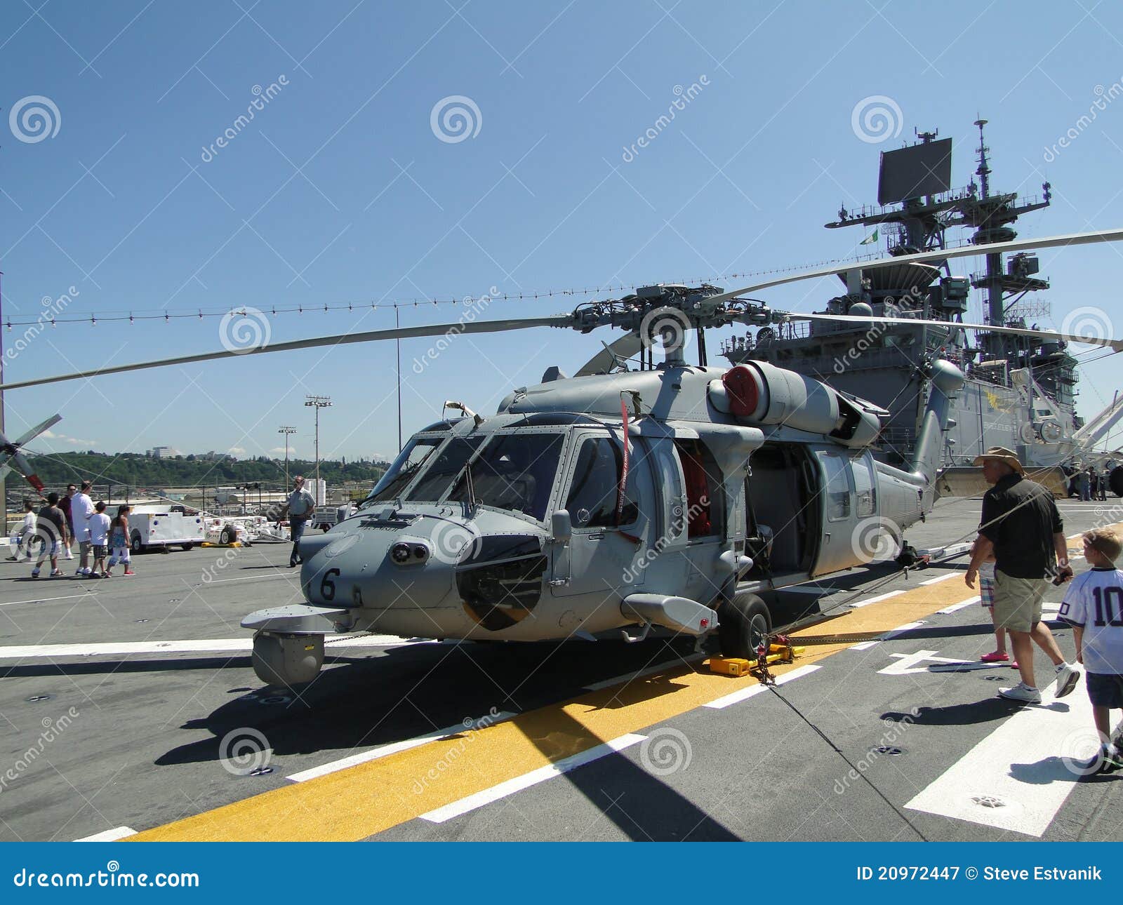 Civilians Inspect an SH-60 Seahawk Editorial Photography - Image of ...