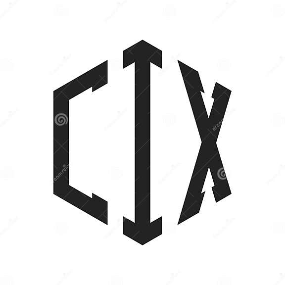 CIX Logo Design. Initial Letter CIX Monogram Logo Using Hexagon Shape ...
