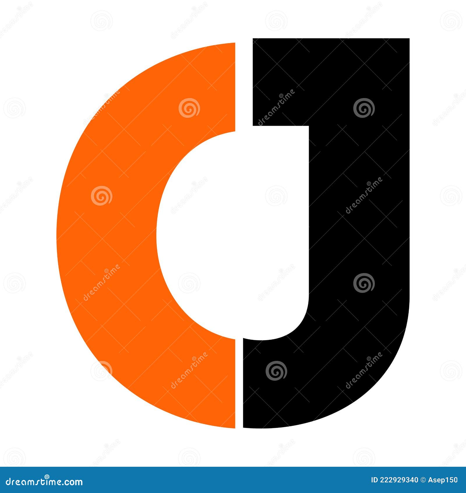 CJ, CJO, CJD Initial Geometric Company Logo and Vector Icon Stock ...
