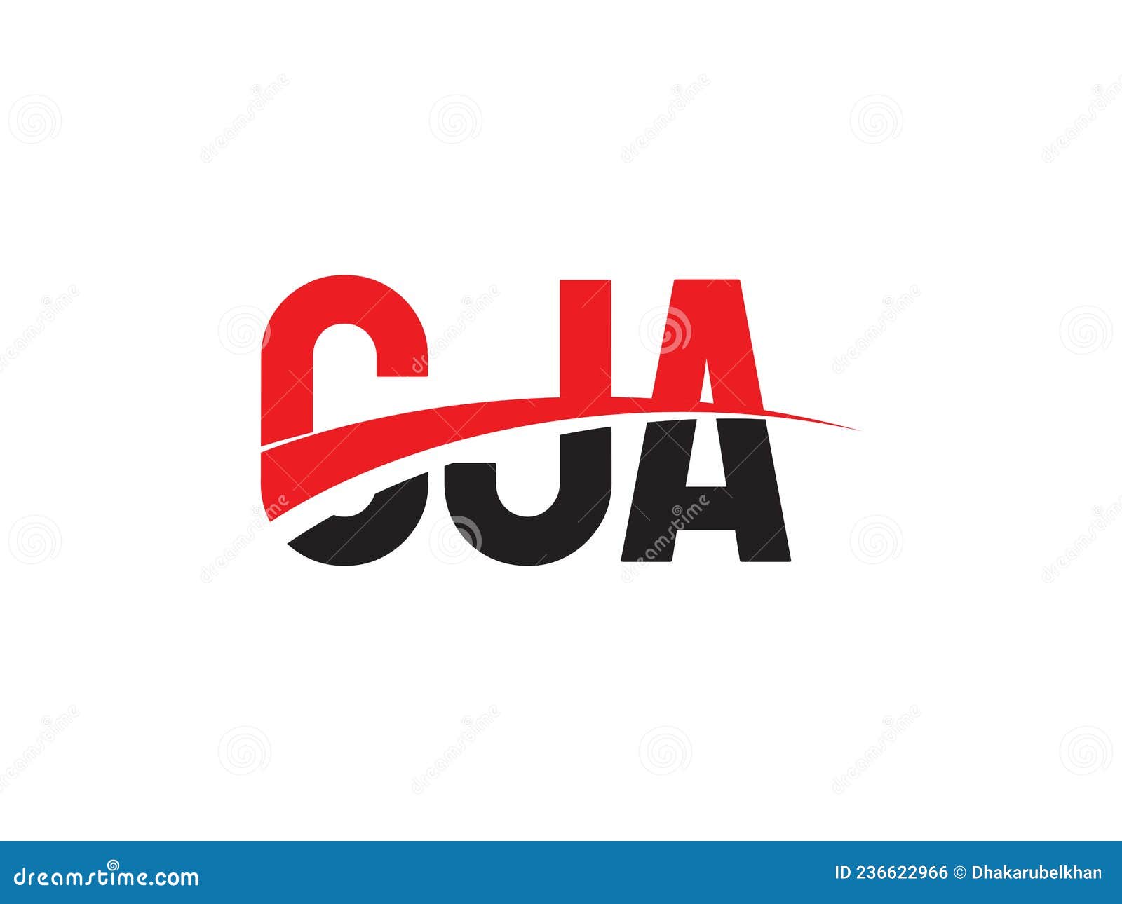 CJA Letter Initial Logo Design Vector Illustration Stock Vector ...