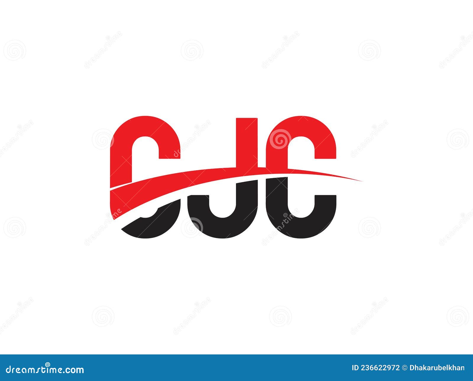 CJC Letter Initial Logo Design Vector Illustration Stock Vector ...