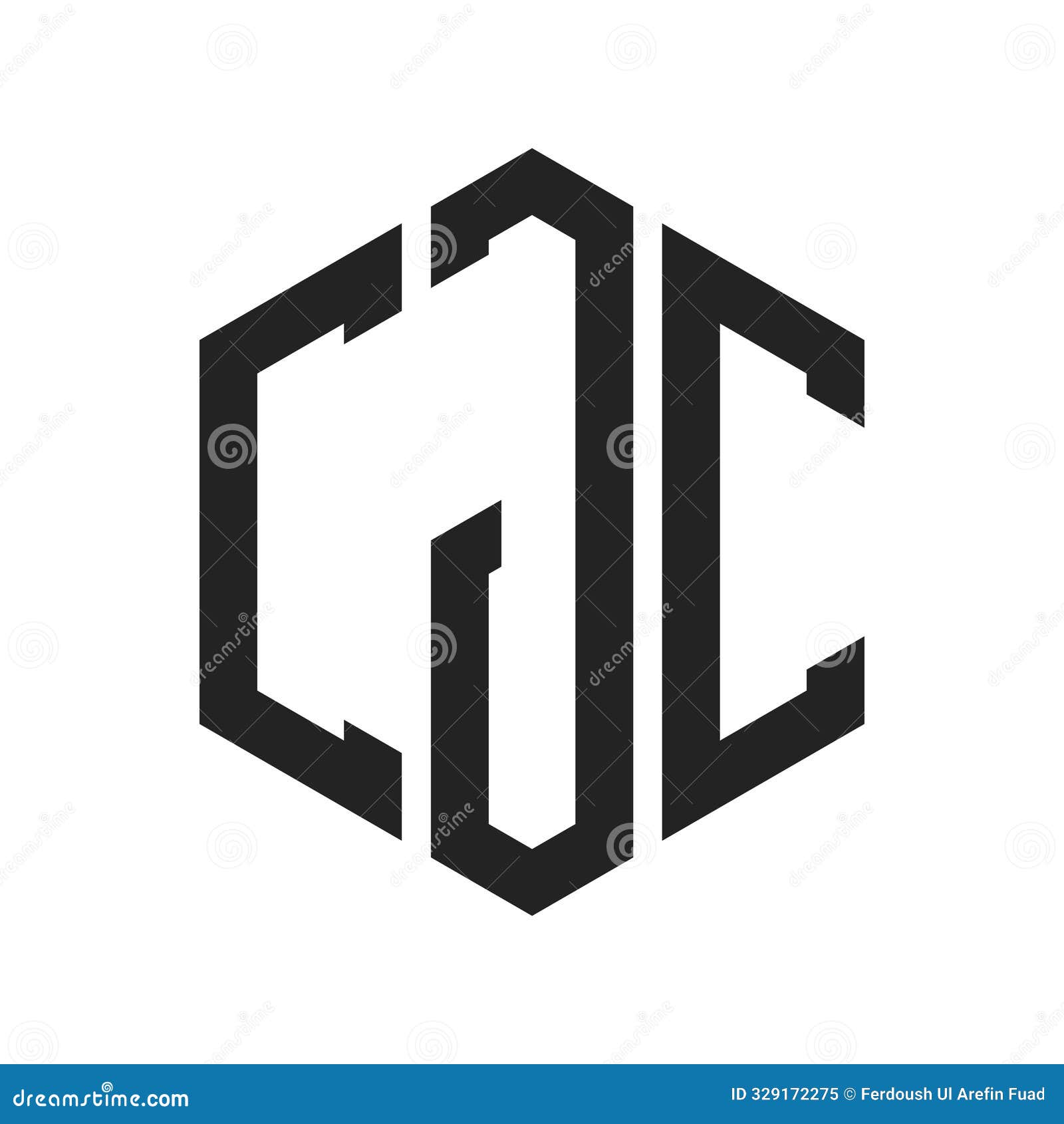 CJC Logo Design. Initial Letter CJC Monogram Logo Using Hexagon Shape ...