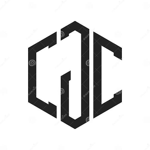 CJC Logo Design. Initial Letter CJC Monogram Logo Using Hexagon Shape ...
