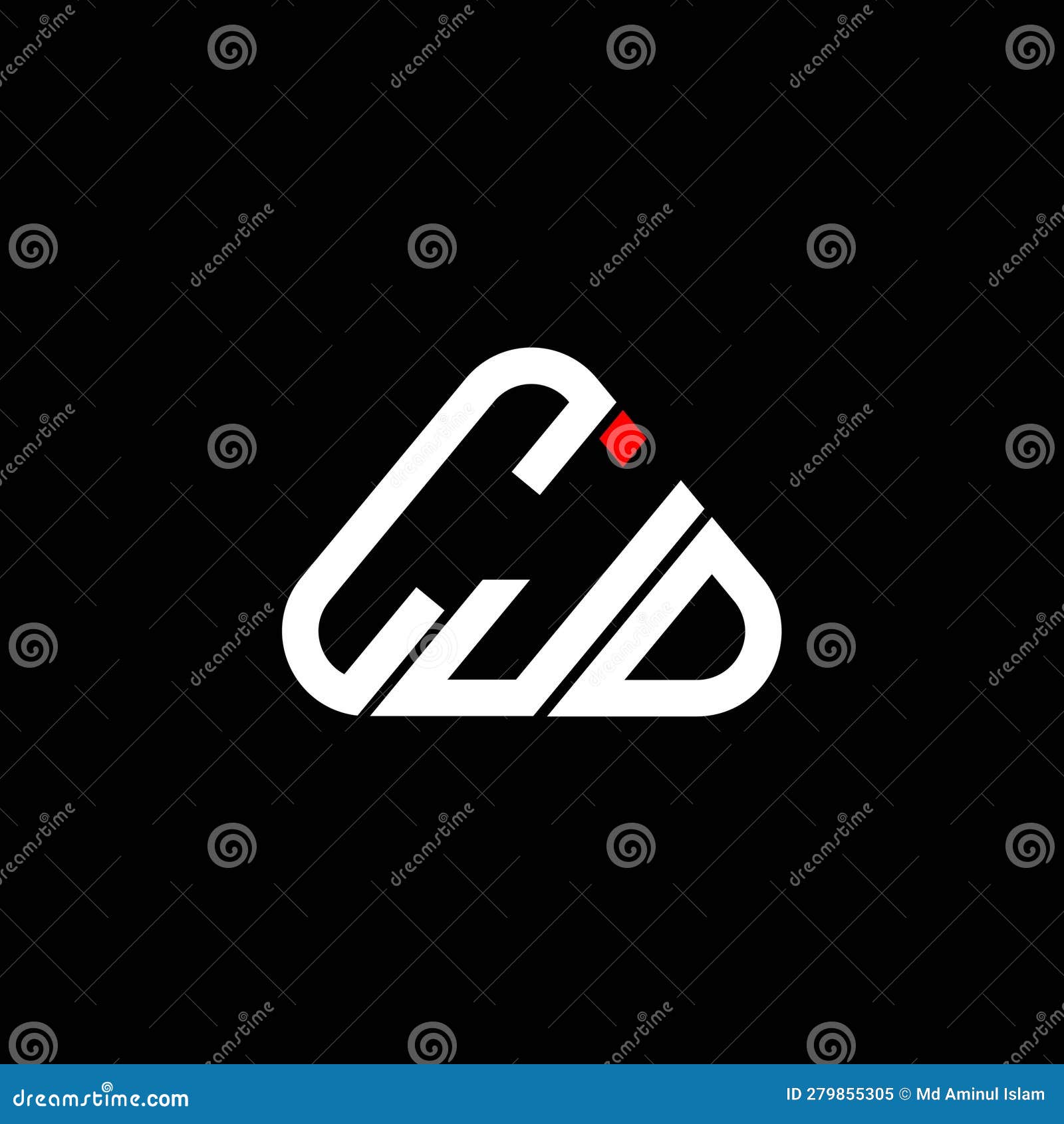 CJD Letter Logo Creative Design with Vector Graphic, CJD Simple and ...