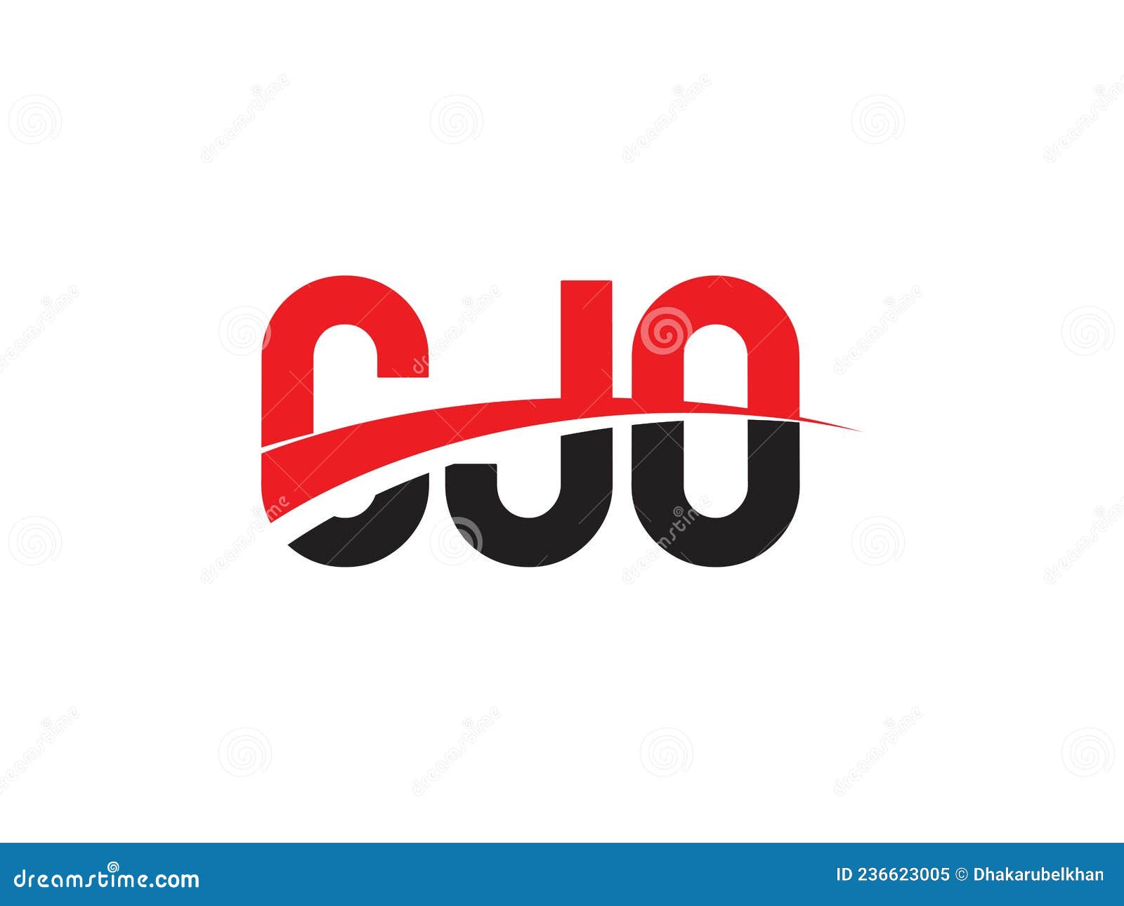 CJO Letter Initial Logo Design Vector Illustration Stock Vector ...