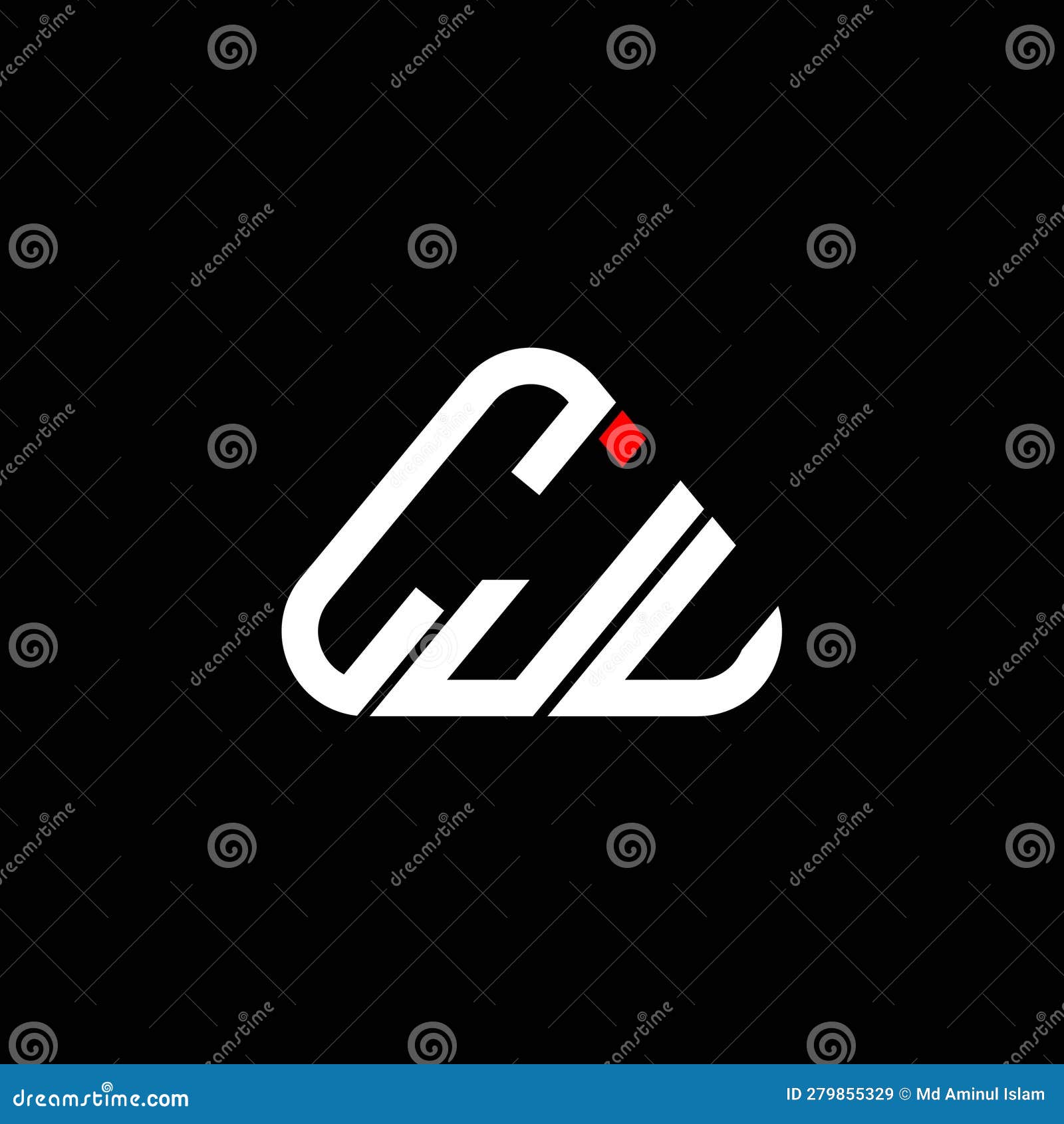 CJU Letter Logo Creative Design with Vector Graphic, CJU Simple and ...