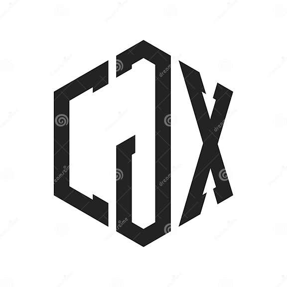 CJX Logo Design. Initial Letter CJX Monogram Logo Using Hexagon Shape ...