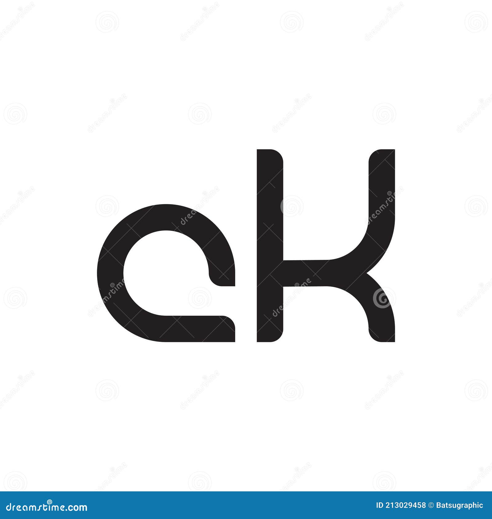 Ck Initial Letter Vector Logo Icon Stock Vector - Illustration of ...